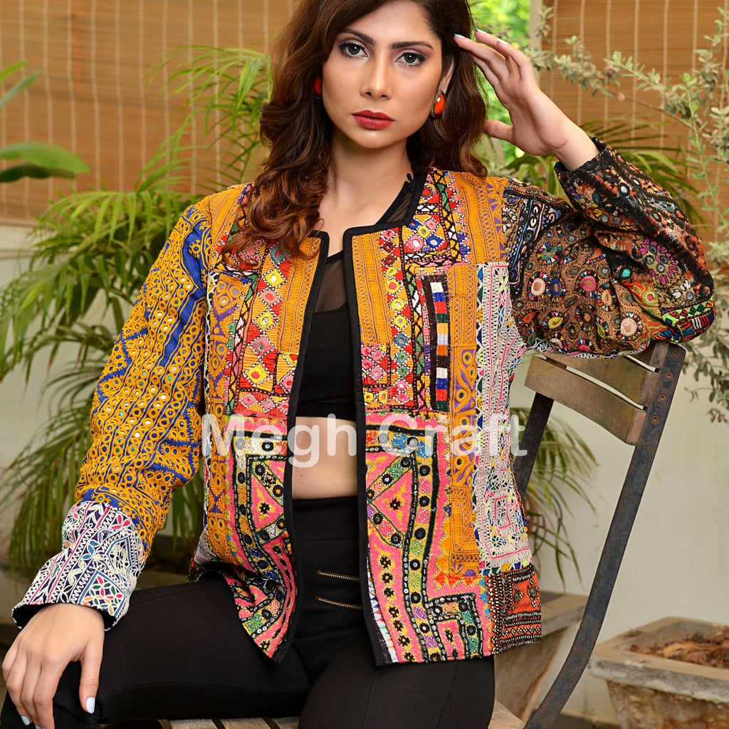 Boho Banjara Bomber Jacket – Craft N Fashion